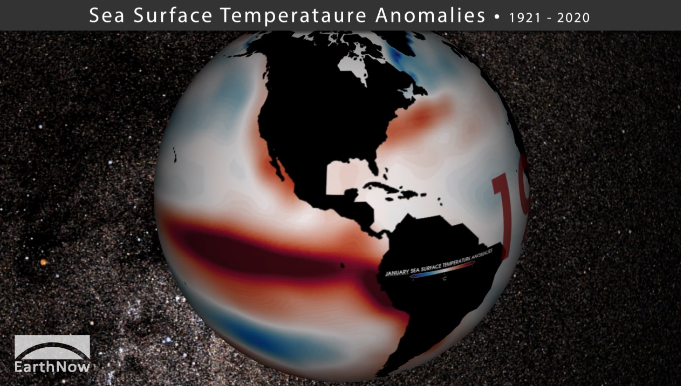 100 years of SST anomalies | EarthNow